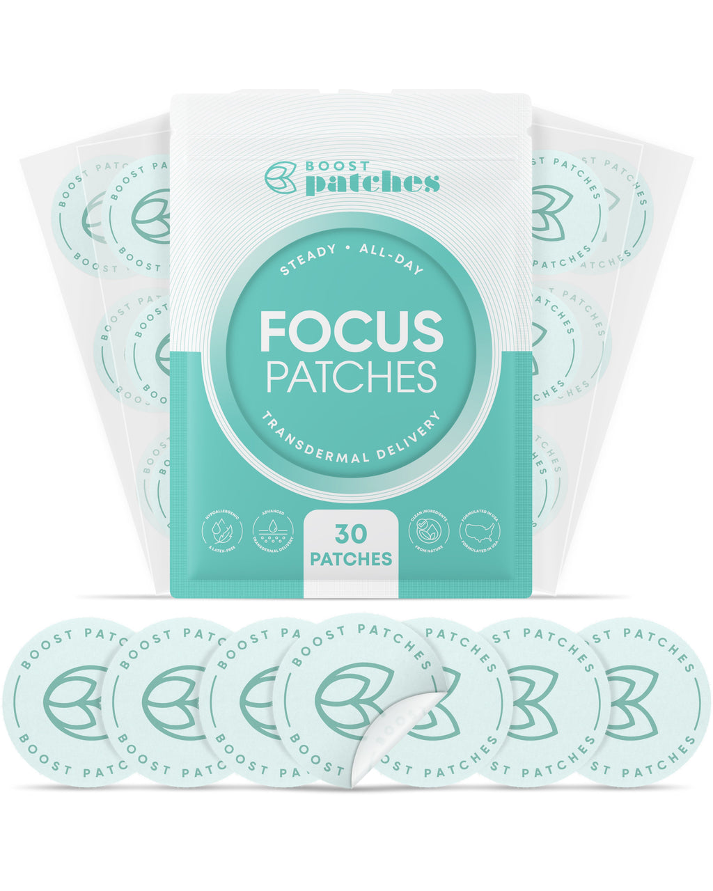 Focus Wellness Patches for Daily Routines | Boost Patch